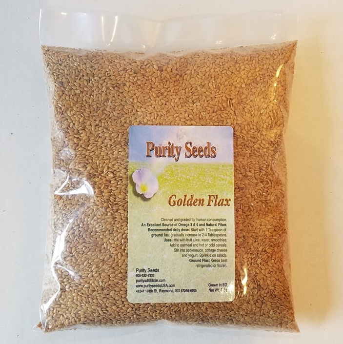 2lb Purity Seeds Whole Golden Flaxseed – Purity Seeds